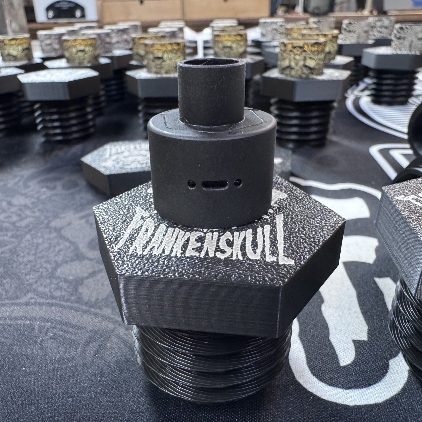 HiVo-NeBo Black Delrin Cap and Tip combo Plain – FrankenSkull